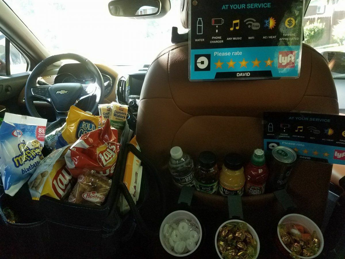 Rideshare drivers: Stop giving your passengers free water and treats ...