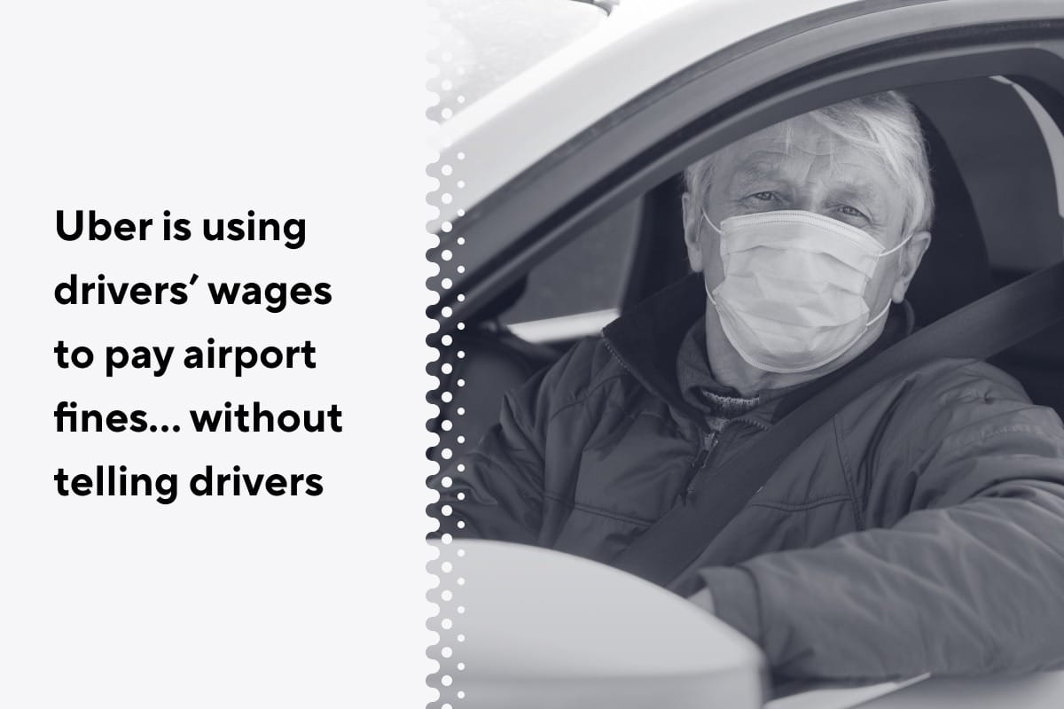 Uber is using drivers’ wages to pay airport fines… without telling ...